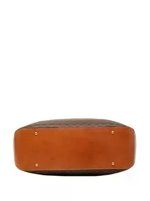 Celine Macadam Coated Canvas Vertical Satchel