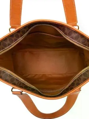 Celine Macadam Coated Canvas Vertical Satchel