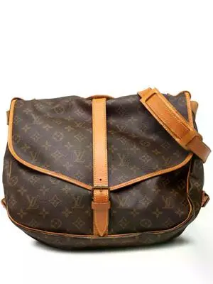 LOUIS VUITTON Monogram Saumur 35 Crossbody Bag