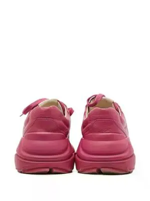 Gucci Rhyton Logo-print Leather Sneakers