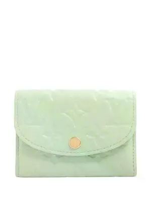 LOUIS VUITTON 2021-2026 Takashi Murakami Monogram Empreinte Rosalie Purse Coin Pouch - Green