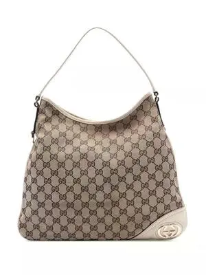 Gucci Gg Canvas New Britt Hobo Bag