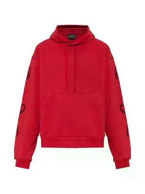 Balenciaga Logo Print Oversized Hoodie