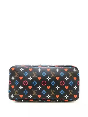 LOUIS VUITTON Monogram Neverfull Mm Tote Bag - Black