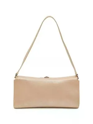 FERRAGAMO Gancini Saffiano Clutch Bag