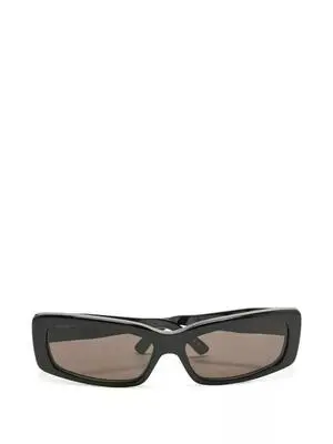 Balenciaga Rectangle Frame Sunglasses - Black