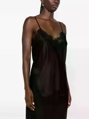 MANSPHIL V-neck Lace-trim Top