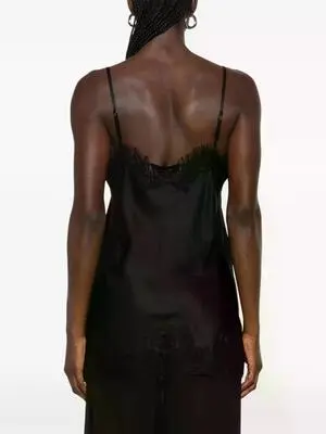 MANSPHIL V-neck Lace-trim Top