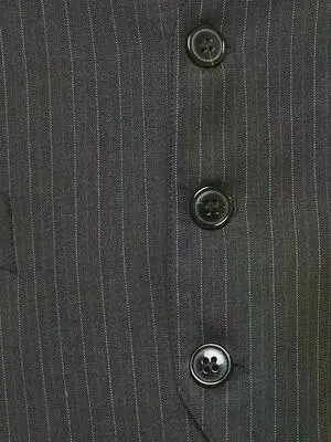 Emporio Armani Wool Pinstripe Vest