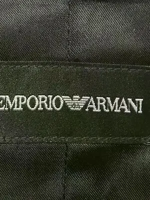 Emporio Armani Wool Pinstripe Vest