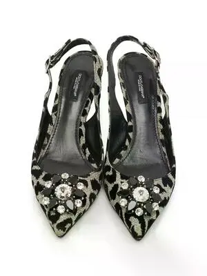 Dolce & Gabbana Bellucci Crystal-embellished Pumps