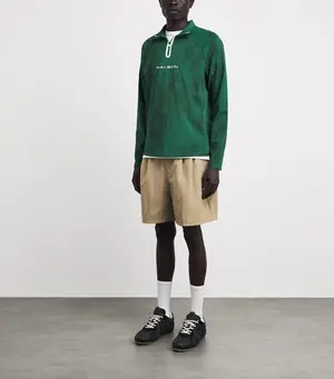 MALBON Performance Mesh Quarter-zip Mid-layer