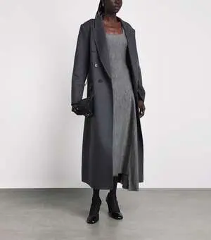 Khaite Merino Wool Seberg Midi Dress
