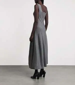 Khaite Merino Wool Seberg Midi Dress