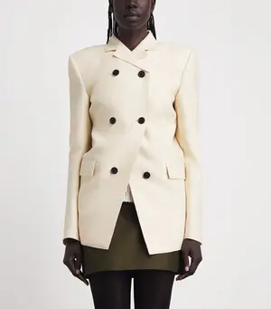 Khaite Wool-silk Rolo Blazer