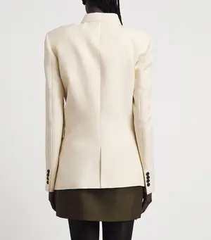 Khaite Wool-silk Rolo Blazer