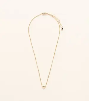 ASTRID & MIYU Plated Sterling Silver Heart Charm Necklace