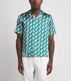Frescobol Carioca Silk Printed Roberto Shirt