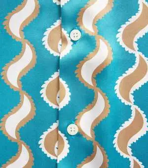 Frescobol Carioca Silk Printed Roberto Shirt