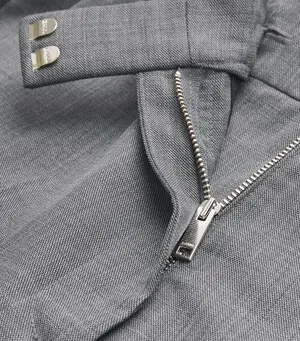 GANNI Wool-blend Straight Trousers