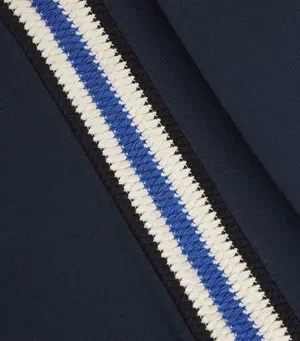 Commas Crochet Stripe Sweatpants - Navy