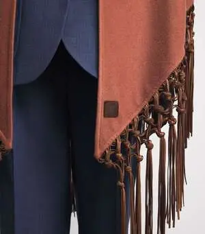 Colombo Cashmere Fringe-detail Shawl