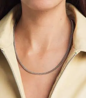 ASTRID & MIYU Bold Essential Curb Chain Necklace