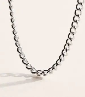 ASTRID & MIYU Bold Essential Curb Chain Necklace