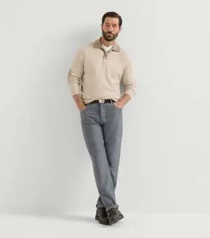 Brunello Cucinelli Virgin Wool Flannel Tailored Trousers