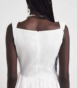 VIVIENNE WESTWOOD Cotton Mini Dress - White