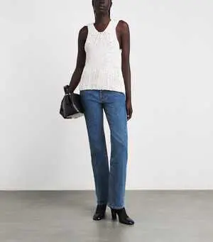 Khaite Stretch-denim Danielle High-rise Jeans