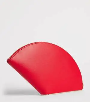 Carolina Herrera Leather Consuelo Clutch Bag