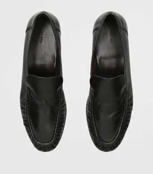 THE ROW Soft Moccasin Two Leather Loafers