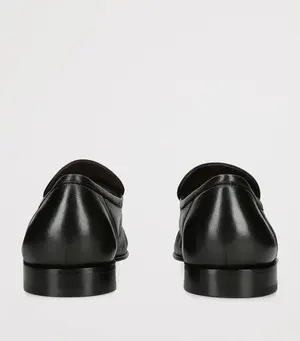 THE ROW Soft Moccasin Two Leather Loafers