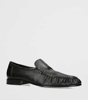 THE ROW Soft Moccasin Two Leather Loafers