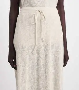 LAUREN MANOOGIAN Pima Cotton Terra Midi Skirt