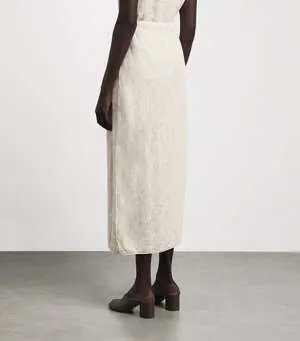 LAUREN MANOOGIAN Pima Cotton Terra Midi Skirt