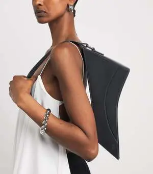 TALEL PARIS Leather Wave Shoulder Bag