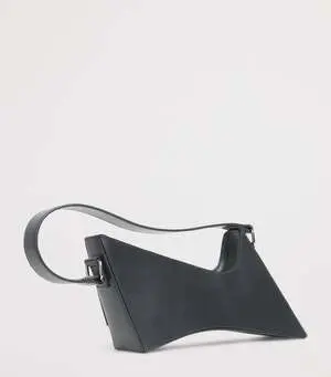 TALEL PARIS Leather Wave Shoulder Bag