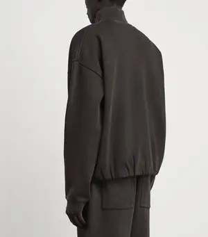 REPRESENT Cotton Initial Quarter-zip Sweatshirt