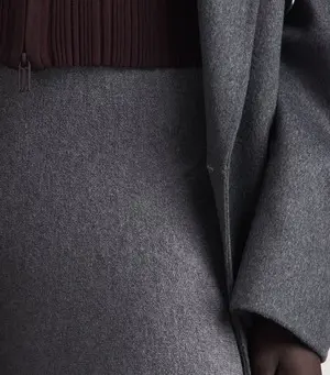 Brandon Maxwell Virgin Wool Miller Midi Skirt