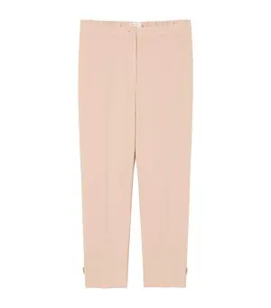 Marina Rinaldi Raw Edge Hem Bottoms For Women