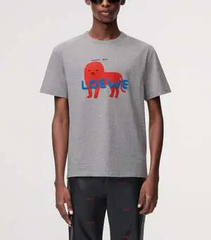 Loewe Cotton Relaxed Lion T-shirt