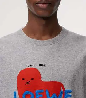 Loewe Cotton Relaxed Lion T-shirt