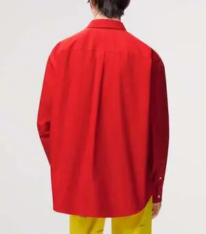 Loewe Cotton Anagram Embroidered Shirt