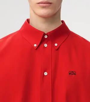 Loewe Cotton Anagram Embroidered Shirt