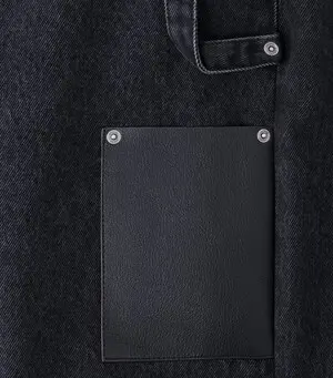 Loewe Leather-trim Straight Jeans
