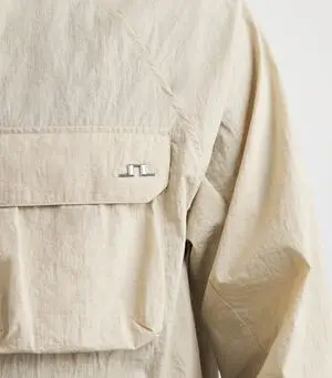 J. Lindeberg Gian Crinkle Zip Overshirt