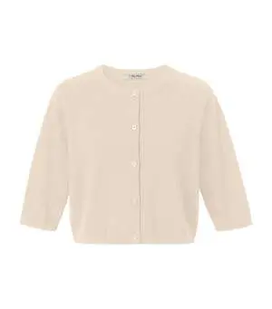 Max Mara Cotton-silk-cashmere Cardigan - Neutral