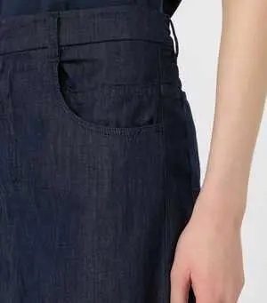 Max Mara Cropped Barrel Jeans
